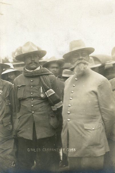 Carranza con el general Francisco Coss – Repositorio INEHRM